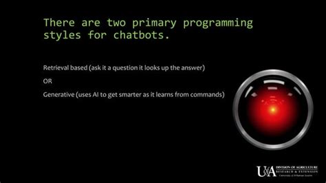 Using Chatbots In Extension Programming Ppt