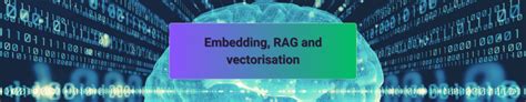 Embedding And Vectorisation