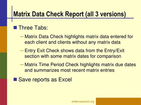 PPT Matrix Reporting PowerPoint Presentation Free Download ID
