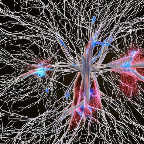 premium photo neuron cell network model generative ai