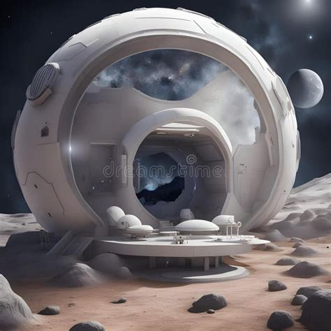 A Lunar Colony With Interconnected Underground Habitats Protected From The Harsh Lunar