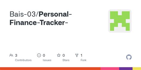 Github Bais 03personal Finance Tracker