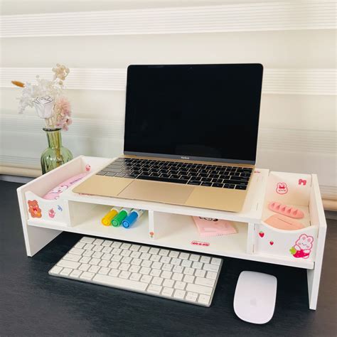 조립식 노트북 받침대 태블릿 선반 모니터 거치대 데스크테리어