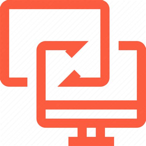 Computer Connection Link Network Pairing Sync Synchronization Icon Download On Iconfinder