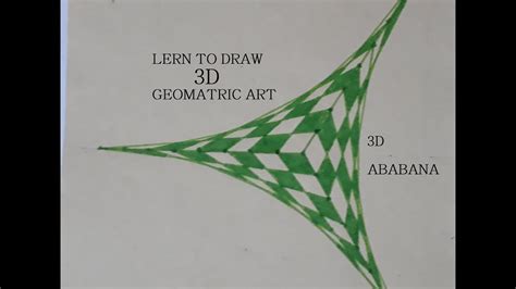 Learn To Draw 3d Geometric Illusion Spirograph In Triangle Youtube