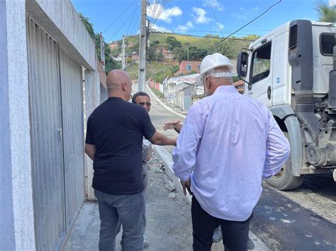 Obras De Pavimentação Asfáltica Chegam A Novas Ruas Do Bairro Colina
