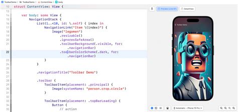 Customizing Toolbar And Navigation Bar In Swiftui