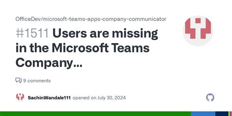 Users Are Missing In The Microsoft Teams Company Communicator Apps