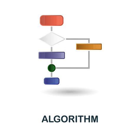 Algorithm Icon 3d Illustration From Artificial Intelligence Collection