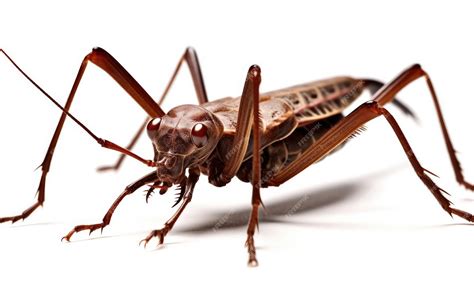 premium photo closeup of bug on white background detailed view of insect