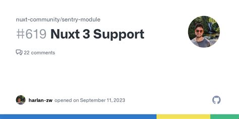 Nuxt 3 Support · Issue 619 · Nuxt Communitysentry Module · Github