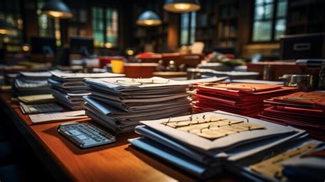 Premium Ai Image Business Documents Including Contracts And