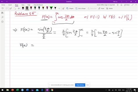 Integration As An Accumulation Process Exercises 53 56 Find The Accumulation Function F
