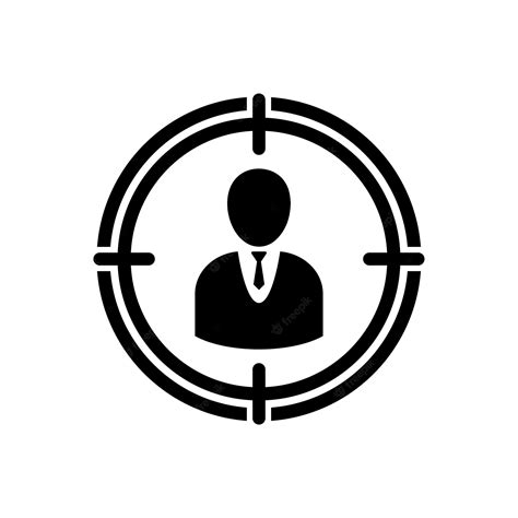 Premium Vector Headhunting User Icon Target Audience Customer Client Targeting Consumer