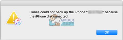 Fix ITunes Could Not Backup IPhone Because The IPhone Disconnected