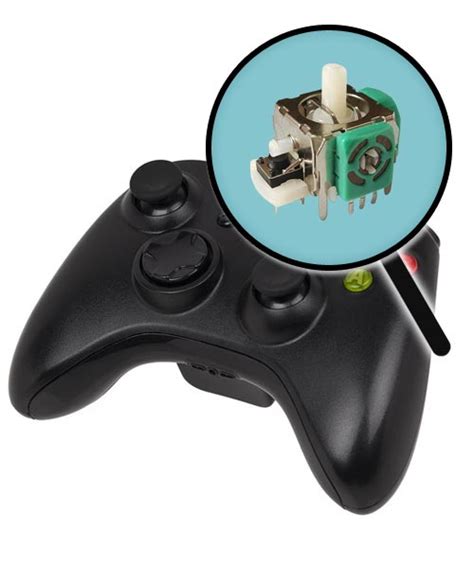 Xbox 360 Wireless Controller Left Analog Stick Replacement
