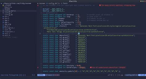 How Do I Configure Lsp For C Files This Is A Dwm Repo The Filetype Is Wrong And Also Lsp Show