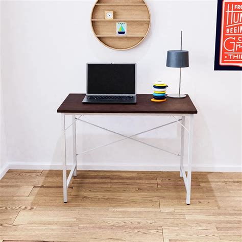 ABOUT SPACE Computer Table With CPU Stand Engineered Wood Modern Spacious Desktop Unique