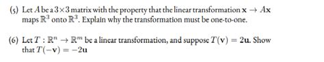 Solved 3 Let Abe A 3x3 Matrix With The Property That The Chegg Com