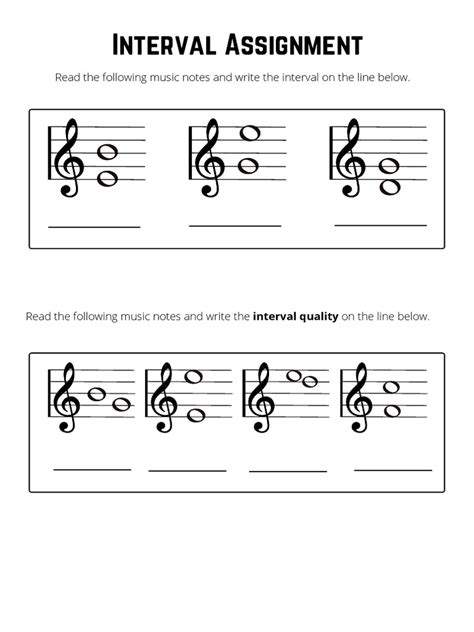 Interval Assignment Pdf