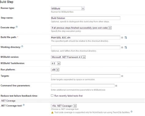 C Build Step Failing For Teamcity And Team Foundation Server 2012 Stack Overflow