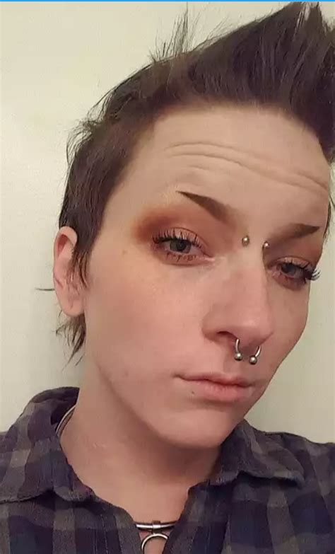 Only Half A Brow For This Girl Rawfuleyebrows