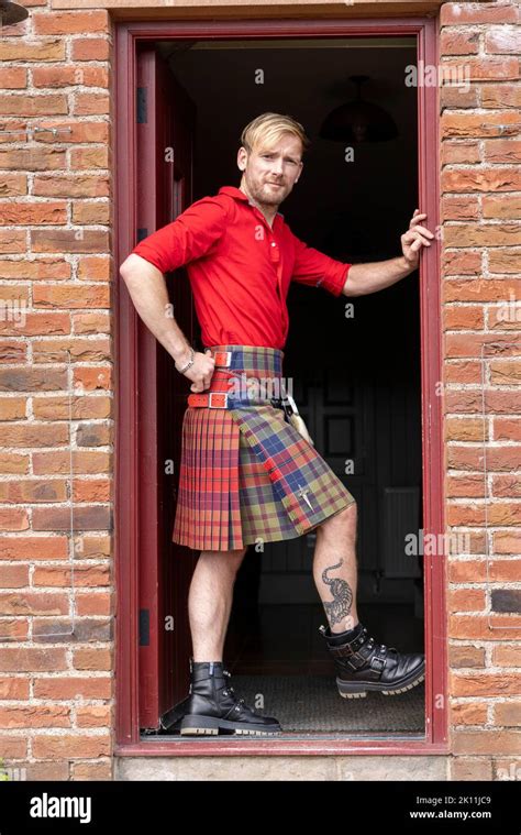Kiltmaker Graeme Bone Wearing The Princes Foundation Tartan Picture