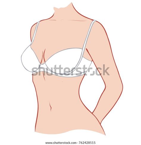 Deep Cleavage Illustration Stock Vector Royalty Free Shutterstock
