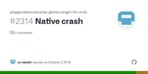 Native Crash Issue Playgameservices Play Games Plugin For Unity GitHub