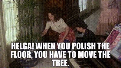Yarn Helga When You Polish The Floor You Have To Move The Tree