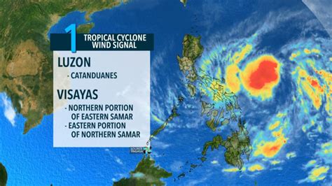 Binabantayang Lpa Isa Nang Bagyo At Tinawag Na Bagyong Amangph Wind Signal Number 1 Nakataas