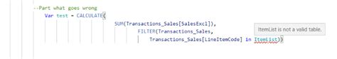 powerbi power bi placing a table in variable while nested in an if statement stack overflow