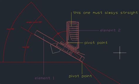 Solved Dynamic Block With Two Objects Relative Angles Autodesk Community