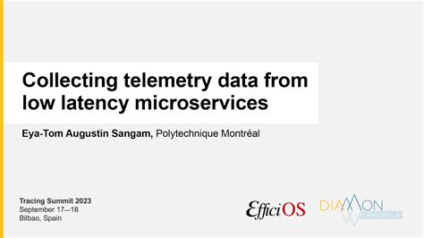 Tracing Summit 2023 Collecting Telemetry Data From Low Latency Microservices Youtube