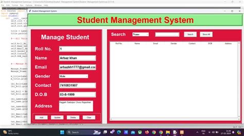Python Studentmanagement Edtech Programming Education Arbaz Khan