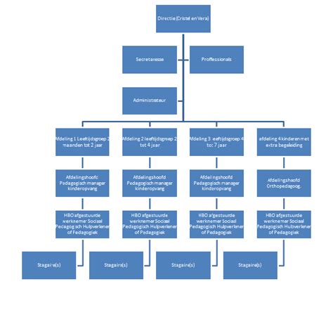 Bedrijfsstructuur Bambini