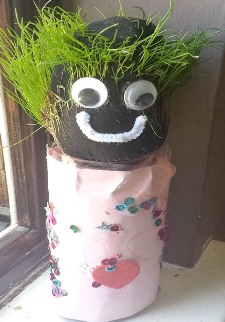 DIY Grass People Tutorial Whimsical Mumblings