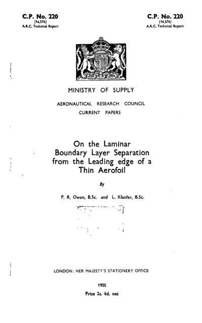On The Laminar Boundary Layer Separation From The Leading Edge