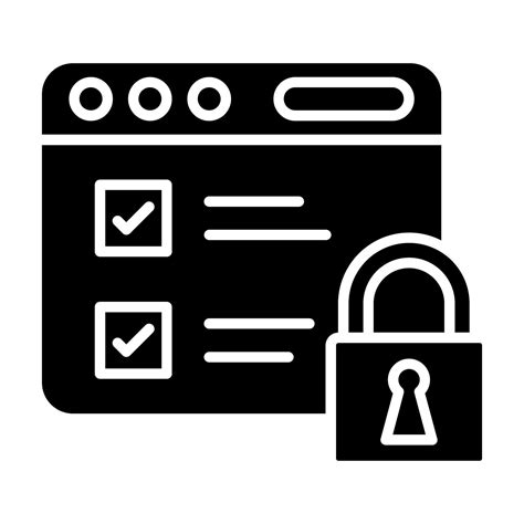 Server Security Vector Icon 21728994 Vector Art At Vecteezy