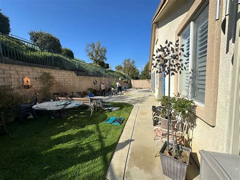 Complete Backyard Remodel In Simi Valley Ca Pavers Grass Planter
