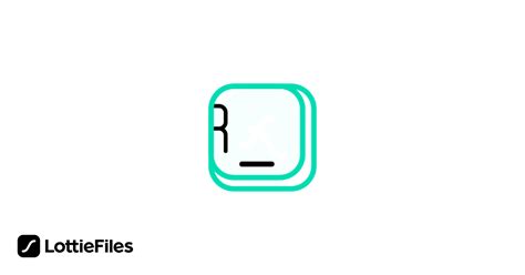 Free R Alphabet Icon Lottie Json Animation Animation By Tinyanimation