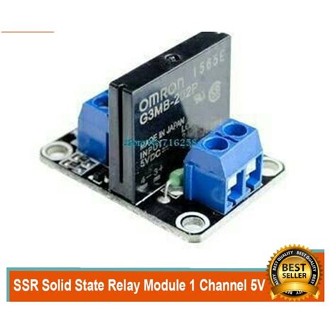 Jual SSR Omron 5v 1 Channel DC Solid State Relay Load 240vAC 2A G3MB Module Shopee Indonesia