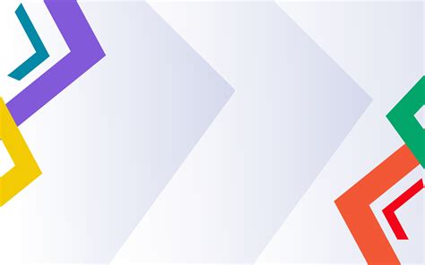 White Background Composition With Colorful Geometric Multipurpose