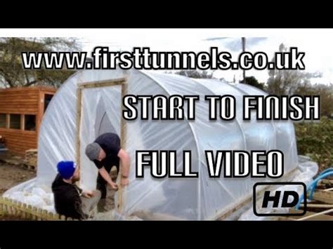 First Tunnels Poly Tunnels How To Erect A Poly Tunnel Start To Finish YouTube