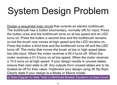 Solved System Design Problem Design A Sequential Logic Chegg Com