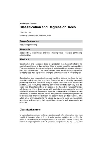 pdf classification and regression trees