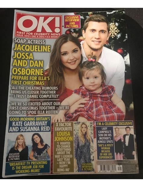 Ok Magazine 1010 8th December 2015 Jacqueline Jossa Dan Osborne