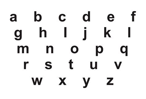 Small Alphabet Chart Printable Purchase Store