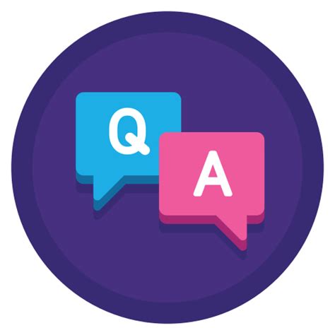 QA Flaticons Flat Circular Icon QA Flaticons Flat Circular Icon