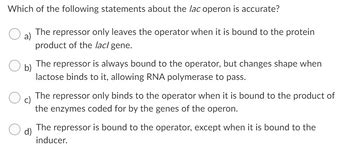 Answered Which Of The Following Statements About The La A The